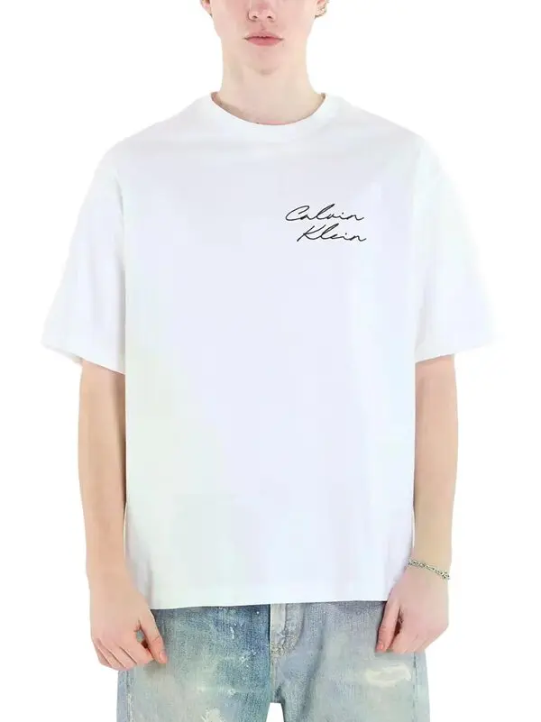 Calvin Klein Logo-print T-shirt - White