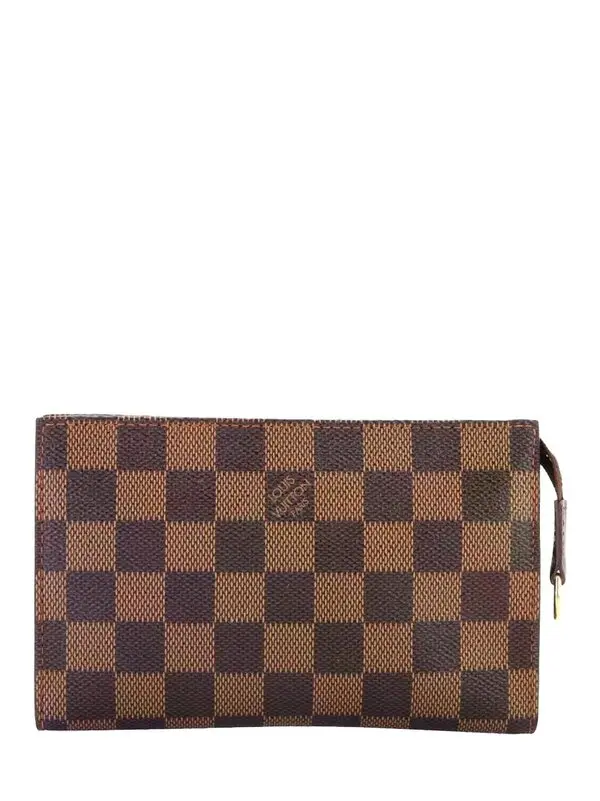 LOUIS VUITTON Marais Bucket Zip Damier Pouch - Brown