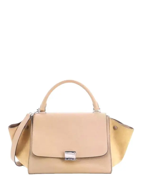 Celine Trapeze Small Satchel - Neutrals