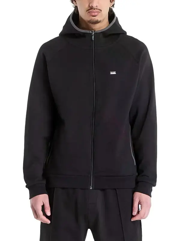 Hugo Hooded Zip-up - Black
