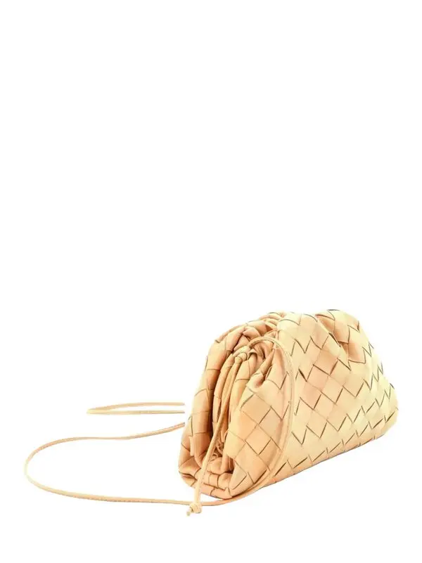 Bottega Veneta The Pouch Intrecciato Nappa Mini Crossbody Bag - Neutrals
