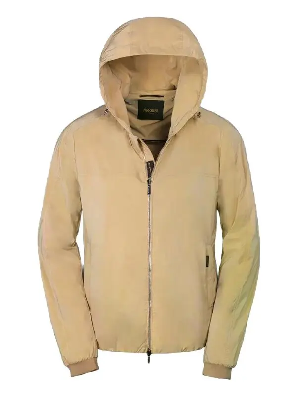 MOORER Albori Zip Up Jacket - Neutrals