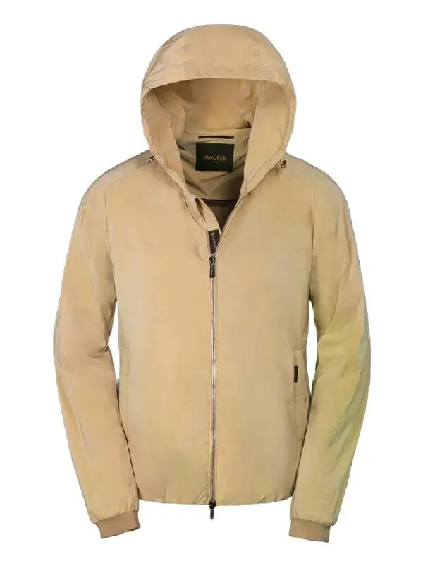MOORER Albori Zip Up Jacket - Neutrals