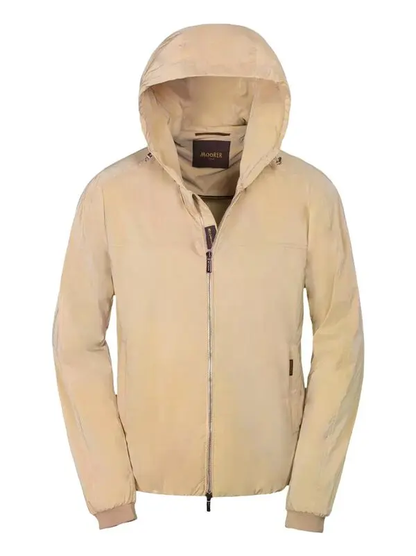MOORER Albori Zip Up Jacket - Neutrals