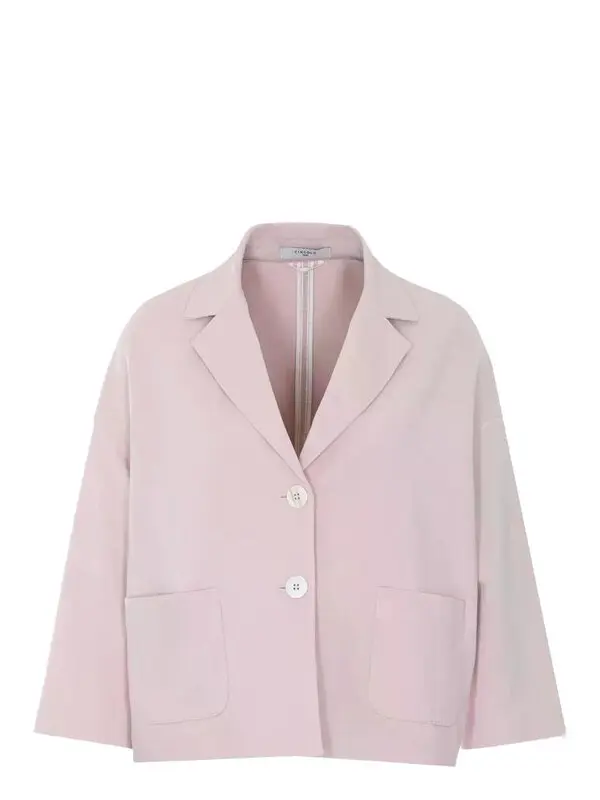 CIRCOLO 1901 Button V-neck Jacket - Pink