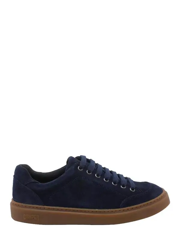 Camper Round Toe Suede Sneakers - Blue