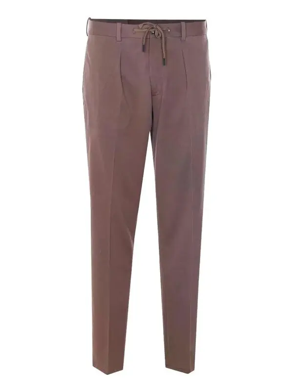 CIRCOLO 1901 Drawstring Waist Trousers - Brown