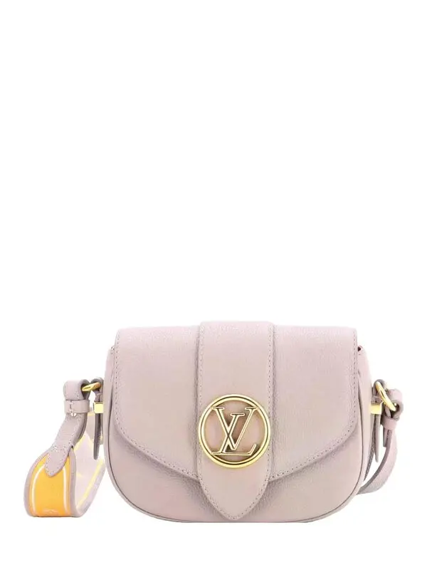 LOUIS VUITTON Pont 9 Soft Pm Crossbody Bag - Grey