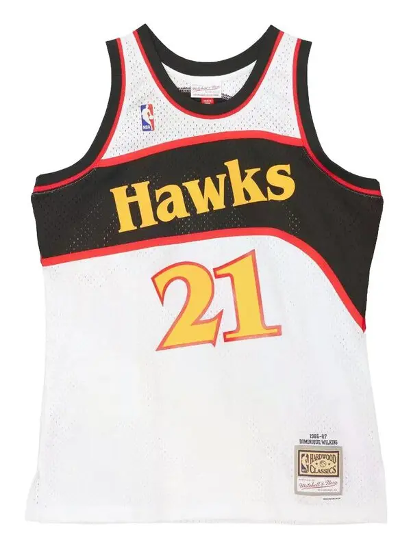 Mitchell & Ness Nba Hawks 1986 Dominique Wilkins Swingman Jersey - White