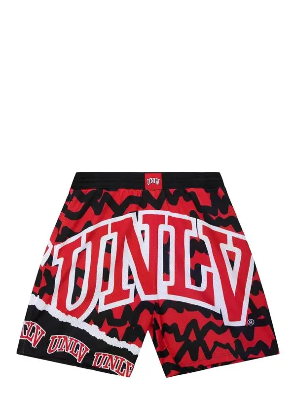 Mitchell & Ness Jumbotron 2.0 Sublimated Shorts - White
