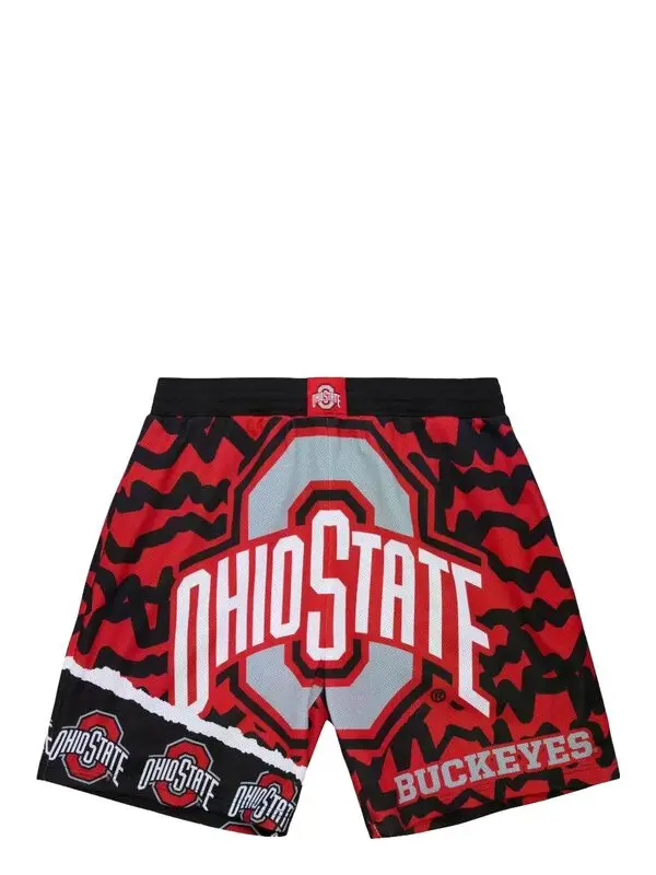 Mitchell & Ness Jumbotron 2.0 Sublimated Shorts - Red