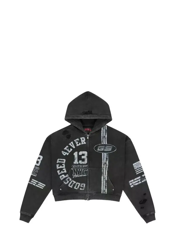 GODSPEED Zip Roadster Hoodie - Black