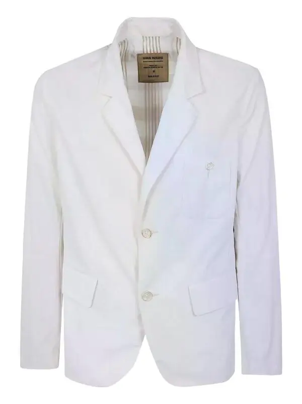 UMA WANG Striped Jacket - White