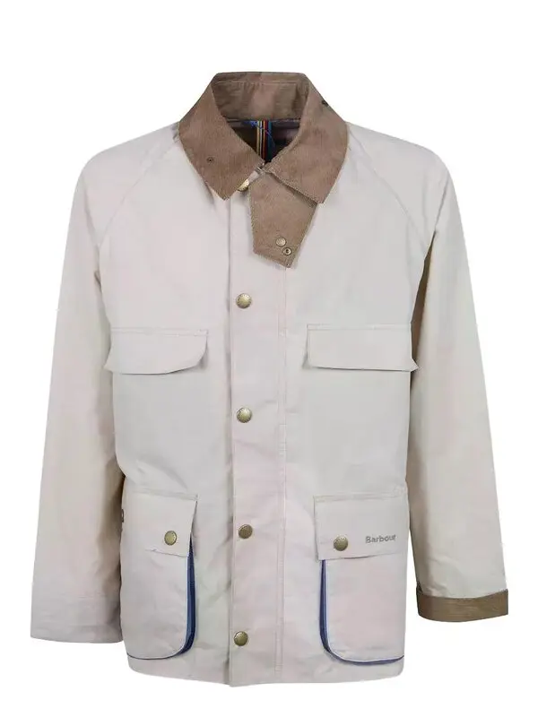 Barbour Corduroy-collar Jacket - Neutrals