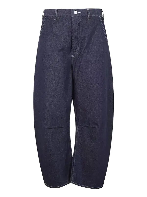Comme Des Garçons Barrel-leg Jeans - Blue