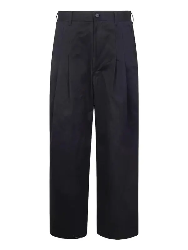 Comme Des Garçons Pleated Trousers - Black
