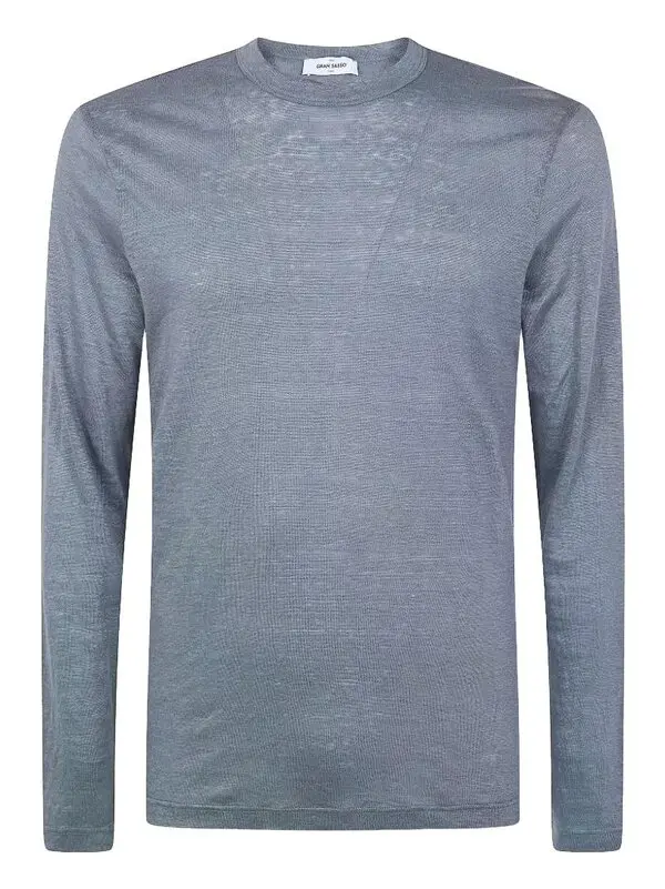 GRAN SASSO Long-sleeve T-shirt - Blue