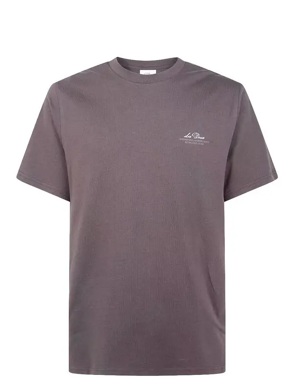 LES DEUX Ben Globe T-shirt - Brown