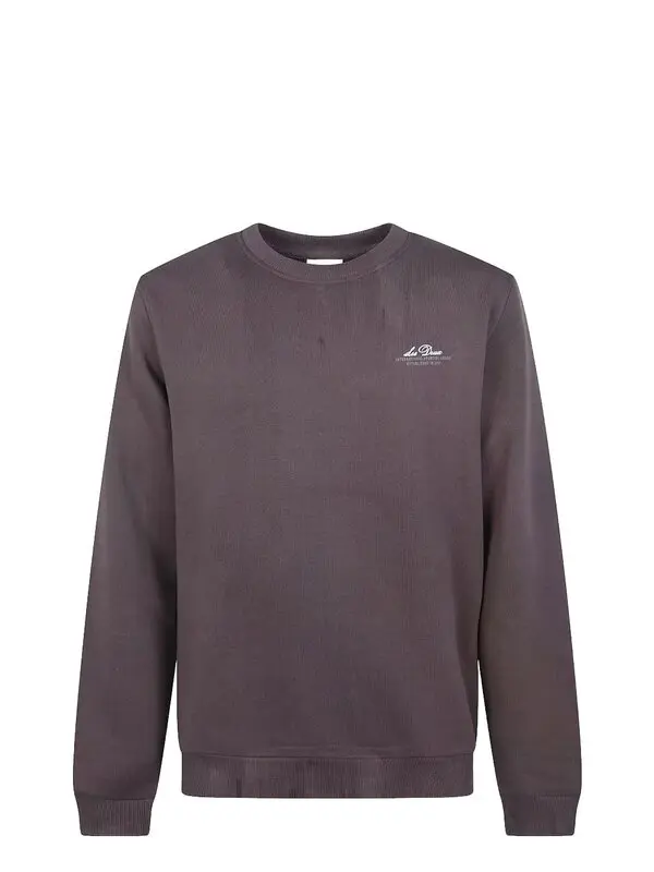 LES DEUX Ben Globe Sweatshirt - Brown