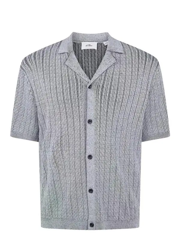 LES DEUX Evan Knitted Shirt - Grey