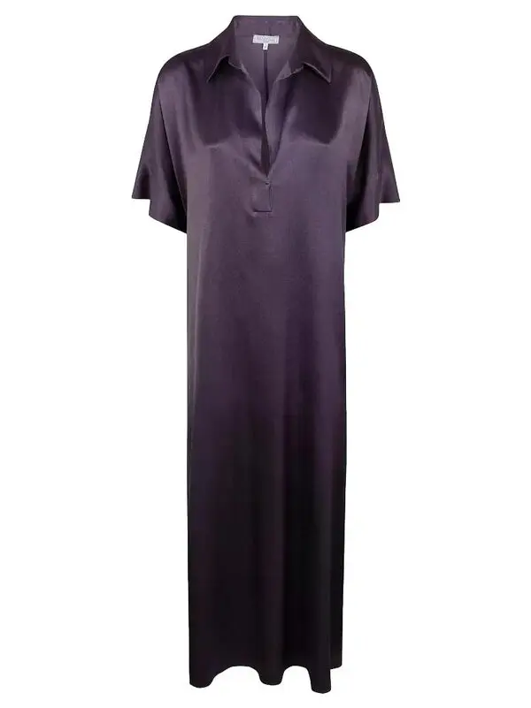 Antonelli Firenze Collared Shift Dress - Purple