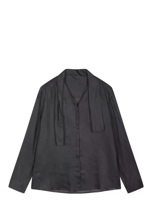 JNBY Relaxed-fit Tie Blouse - Black