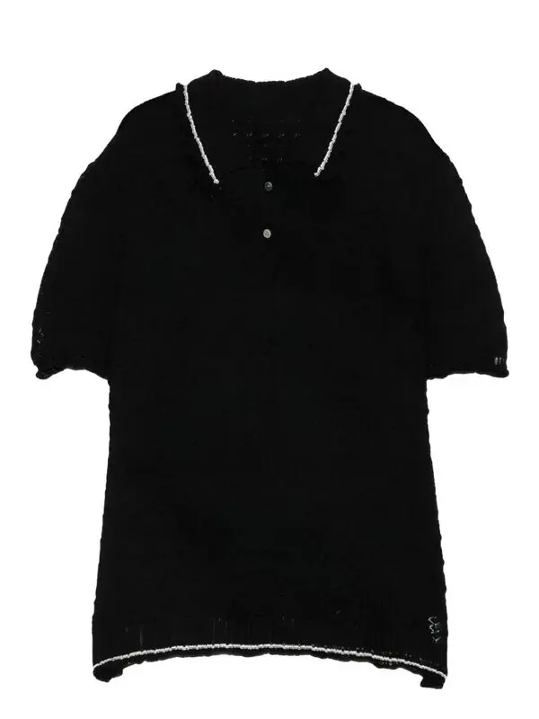 JNBY Artistic Polo Shirt - Black