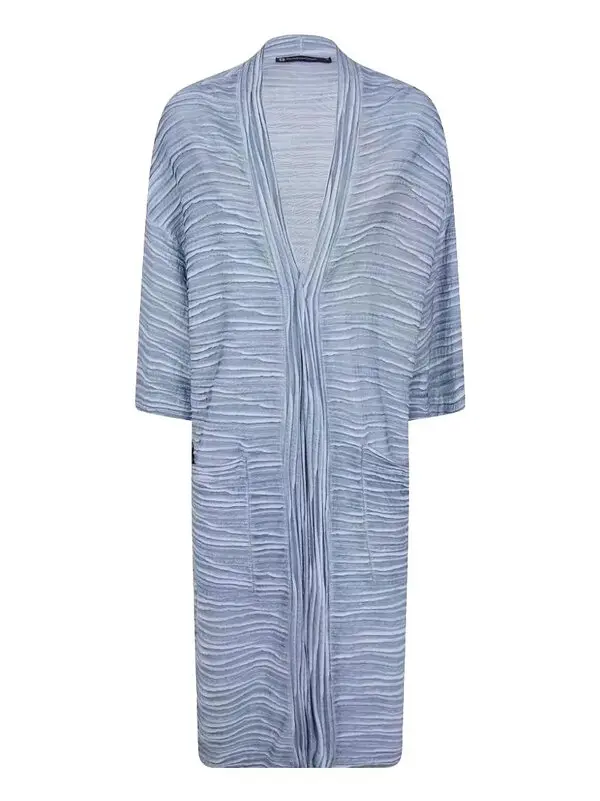 PIERANTONIOGASPARI Pleated Cardigan - Blue
