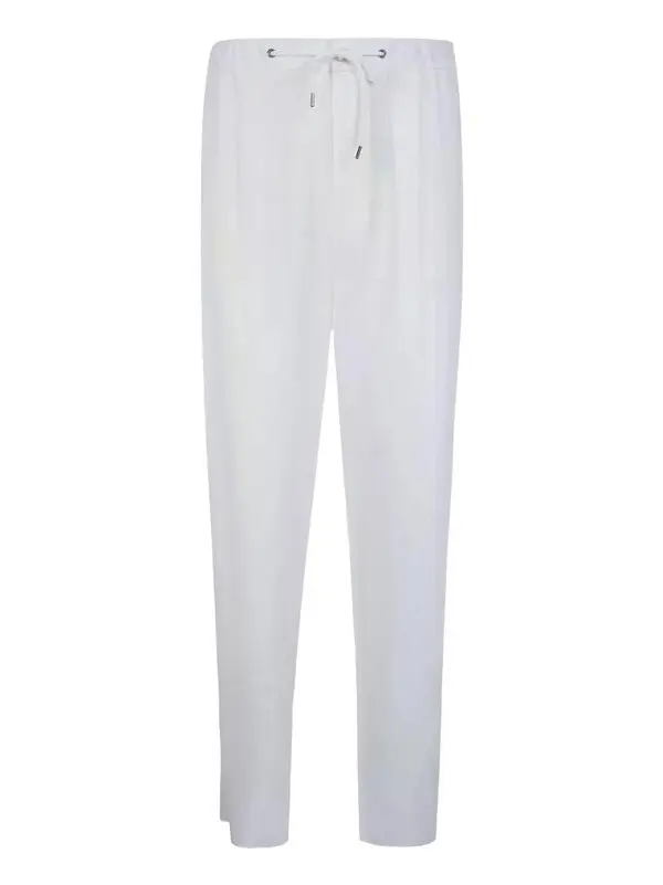 Giorgio Armani Drawstring-fastening Trousers - White