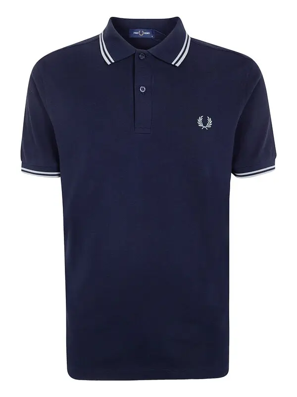Fred Perry Twin Tipped Polo Shirt - Blue