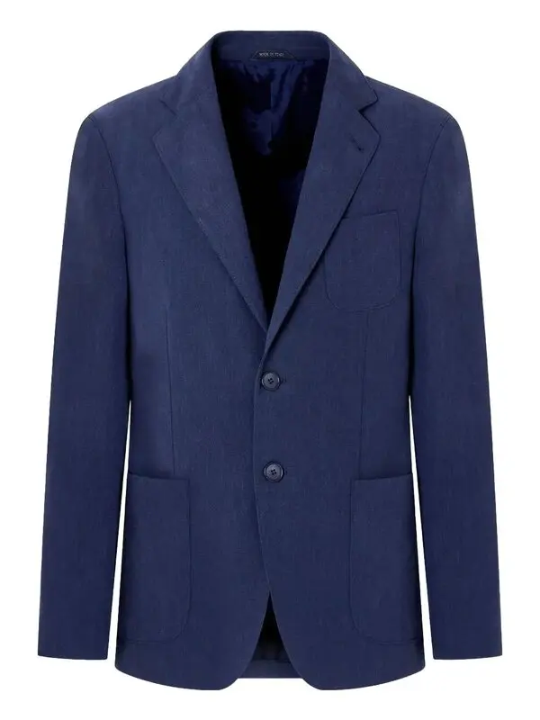 Giorgio Armani Pockets Fit Jacket - Blue