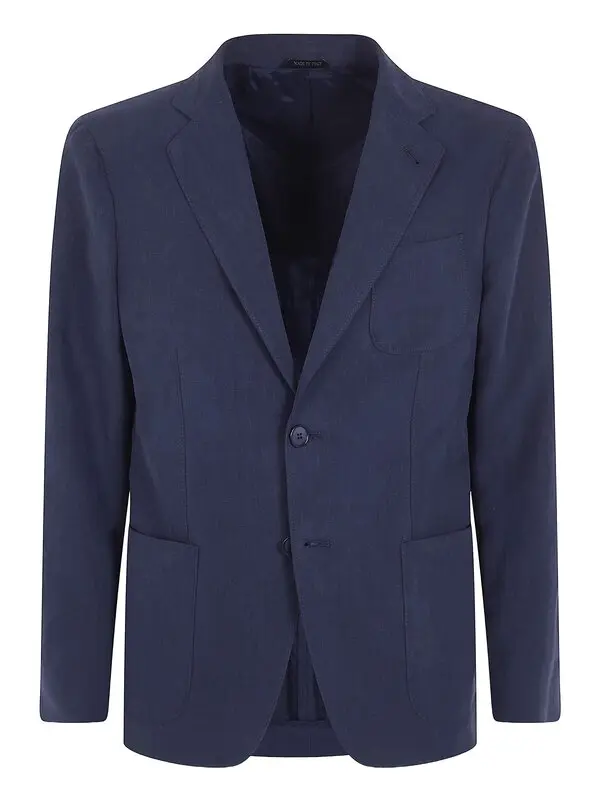 Giorgio Armani Pockets Fit Jacket - Blue
