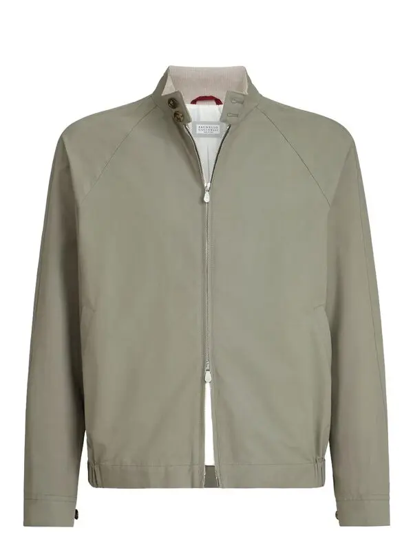 Brunello Cucinelli Cotton Blouson Jacket - Green