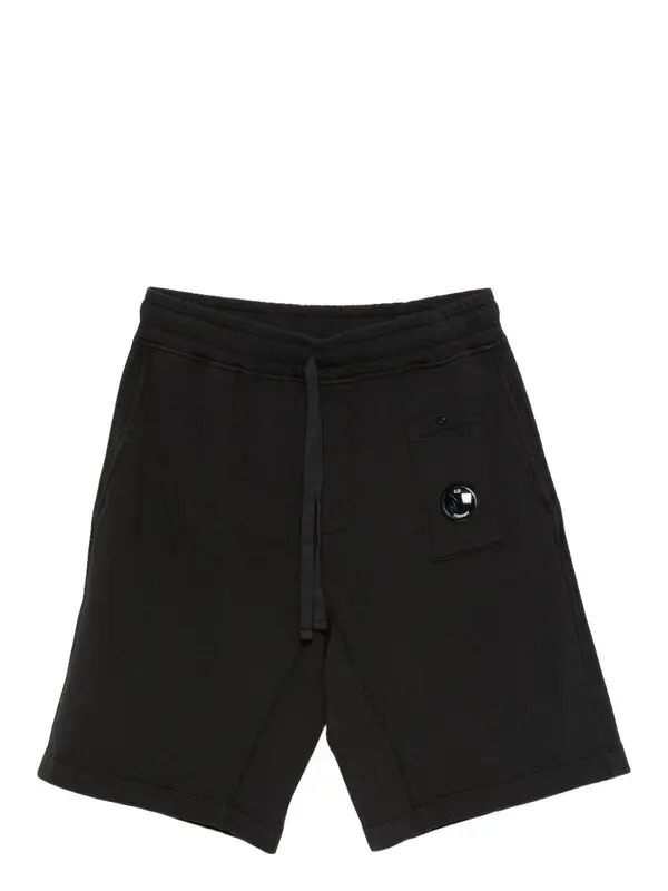 C.P. COMPANY Cotton Jogging Bermuda Shorts - Black