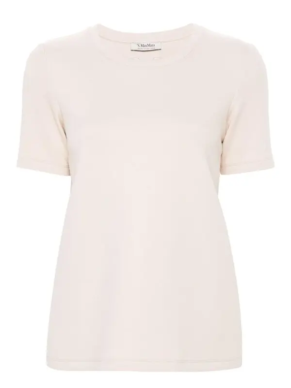 Max Mara Cotton T-shirt - Beige