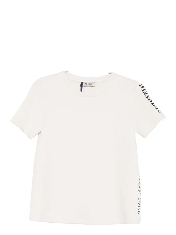 Max Mara Cotton T-shirt - Beige