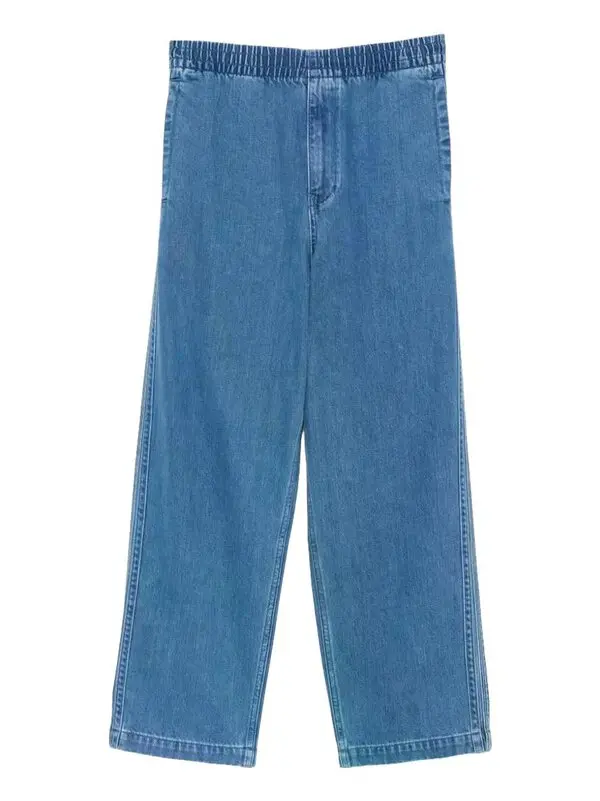 AGNES B. Wide-leg Trousers - Blue