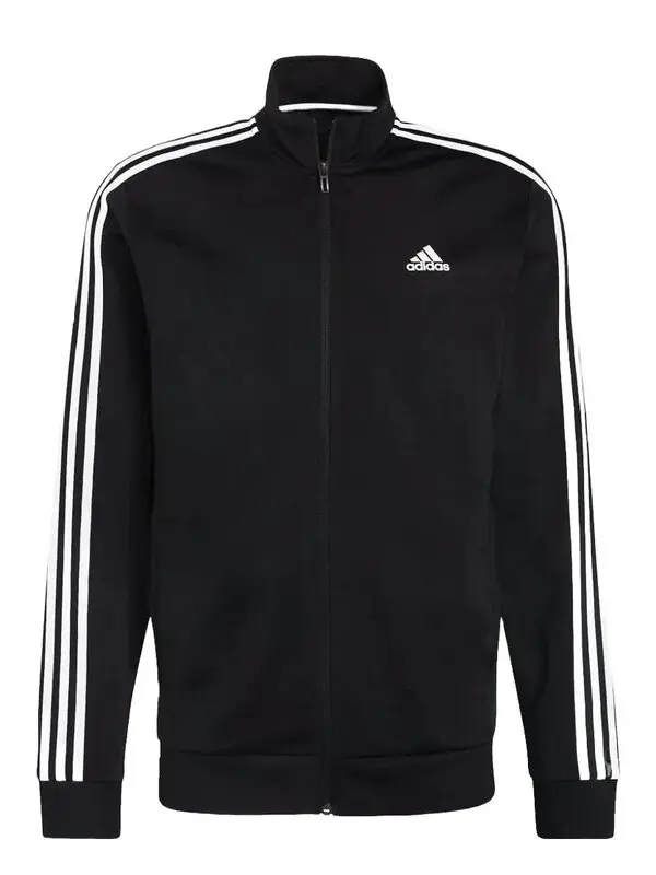 Adidas Stripe Sleeve Track Jacket - Black