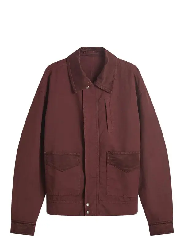 Dries Van Noten Overdyed Double Weave Jacket - Red
