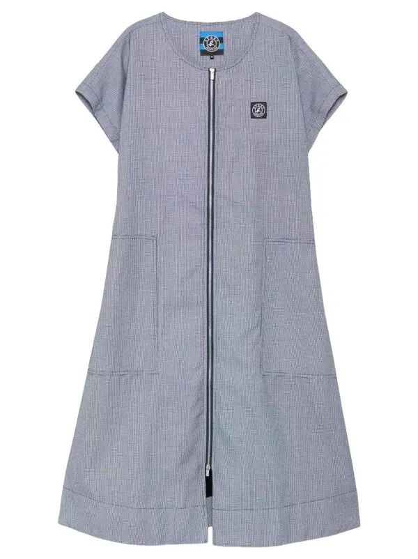 SPORT B. BY AGNÈS B. Checked Midi Dress - Blue