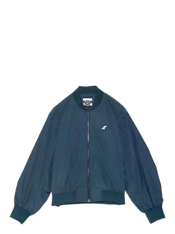 AGNES B. Dino Bomber Jacket - Blue