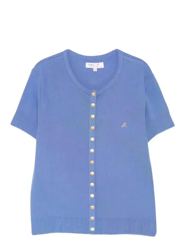AGNES B. Swing Cardigan - Blue