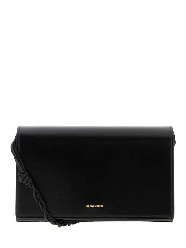 JIL SANDER Tangle Mini Crossbody Bag - Black