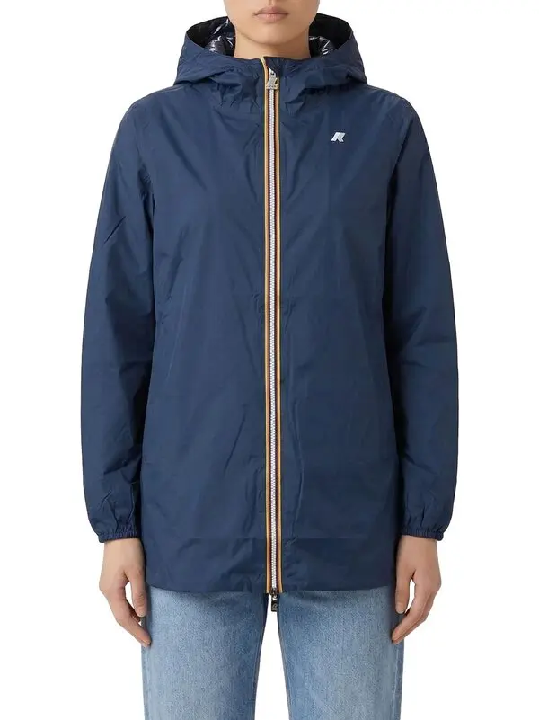 K-WAY Zip-up Hooded Jacket - Blue