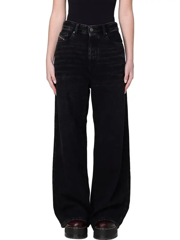 DIESEL® Wide Leg Jeans - Black