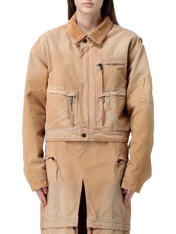 Dsquared2 Cotton Denim Jacket - Brown