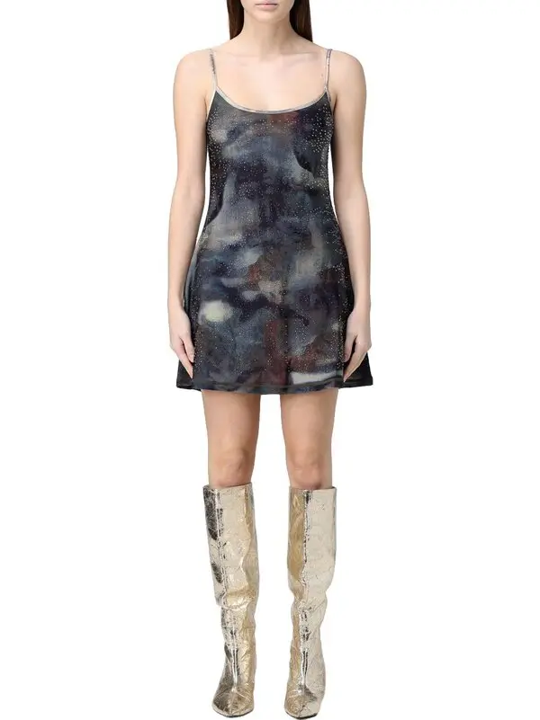 DIESEL® Sleeveless Mini Dress - Grey