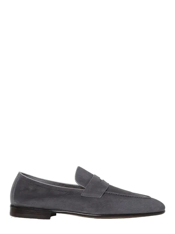 Brunello Cucinelli Suede Loafers - Grey