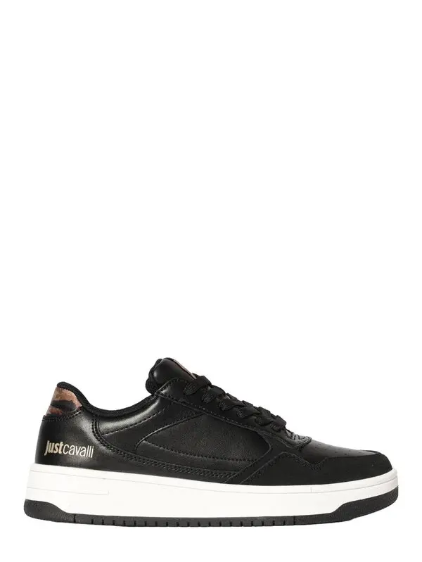 Just Cavalli Lace Up Sneakers - Black