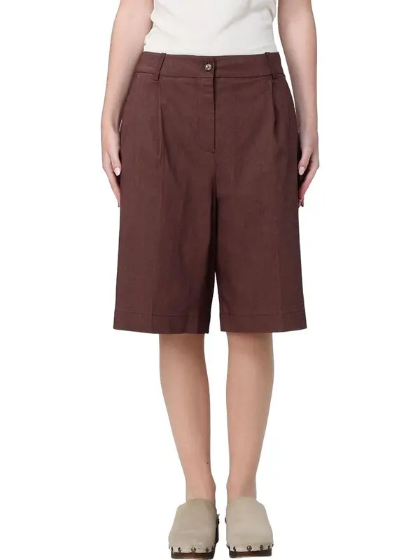 Pinko Tailored Shorts - Brown